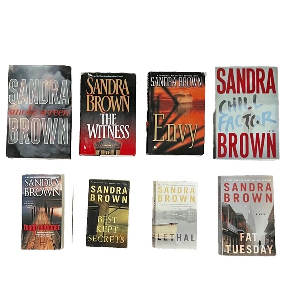 Other | Sandra Brown Books Lot 8 Books | Poshmark